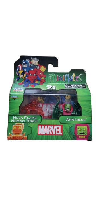 Nova Flame Human Torch And Annihilus 2 Pack Tru Wave 15 Art Toys Sets Hobbydb