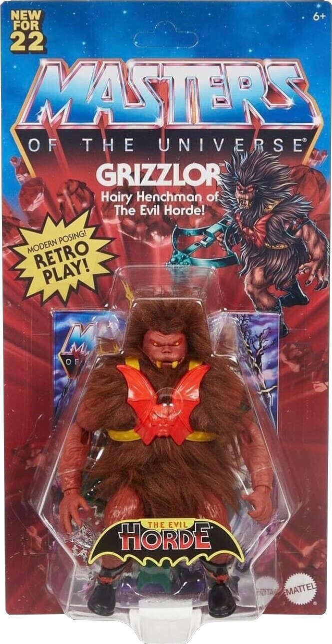 Masters of the Universe Origins Grizzlor Action Figures hobbyDB