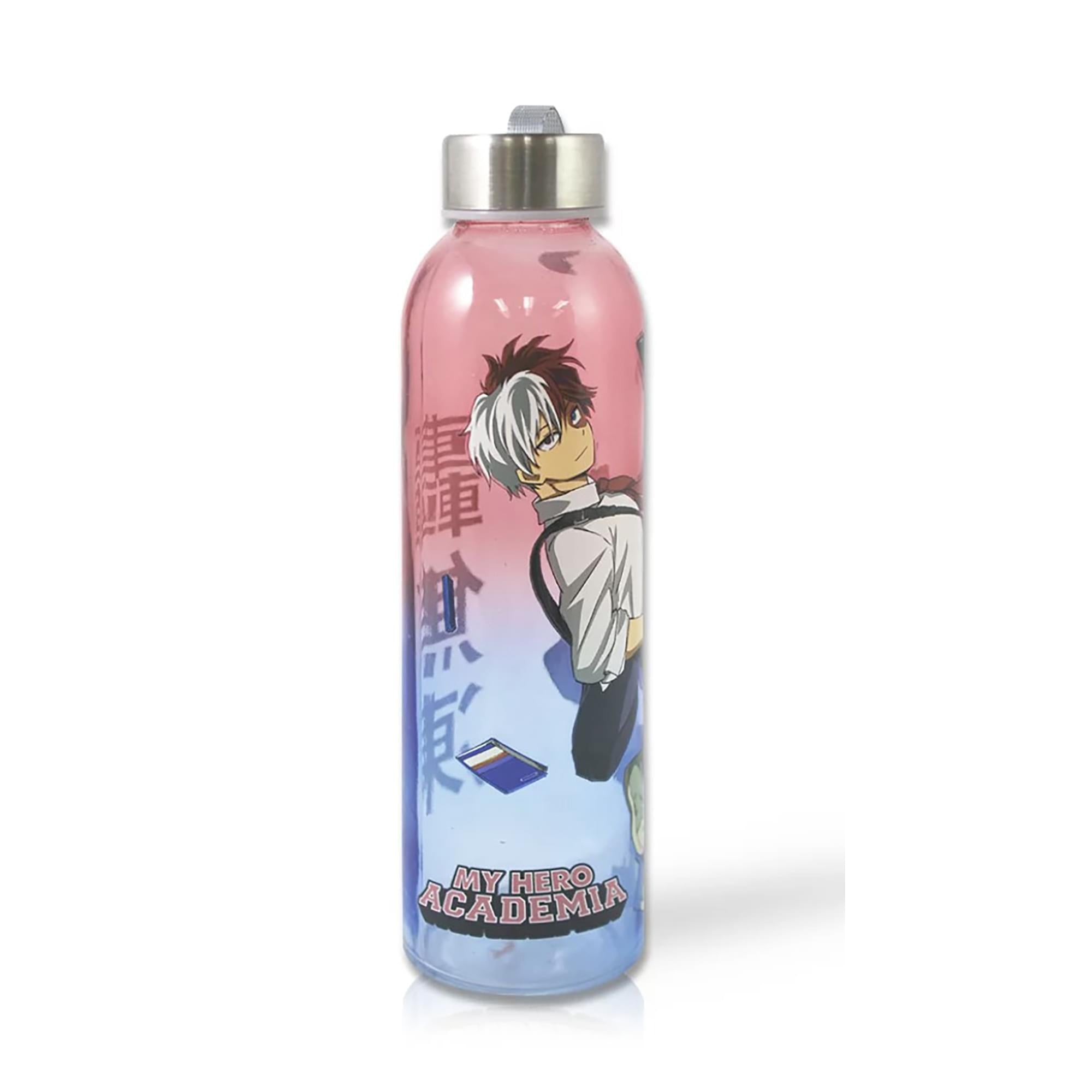 My Hero Academia Shoto Todoroki 16oz Glass Water Bottle Whatever Else Hobbydb