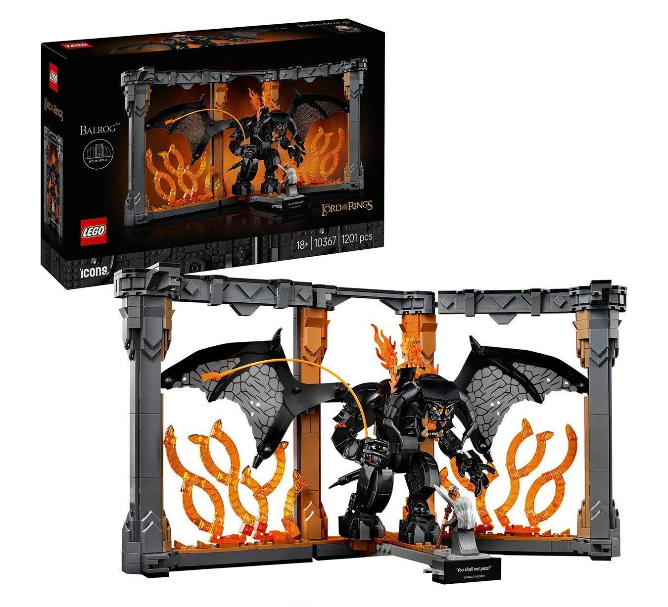 The Lord of the Rings: Balrog Book Nook | Construction Sets | hobbyDB