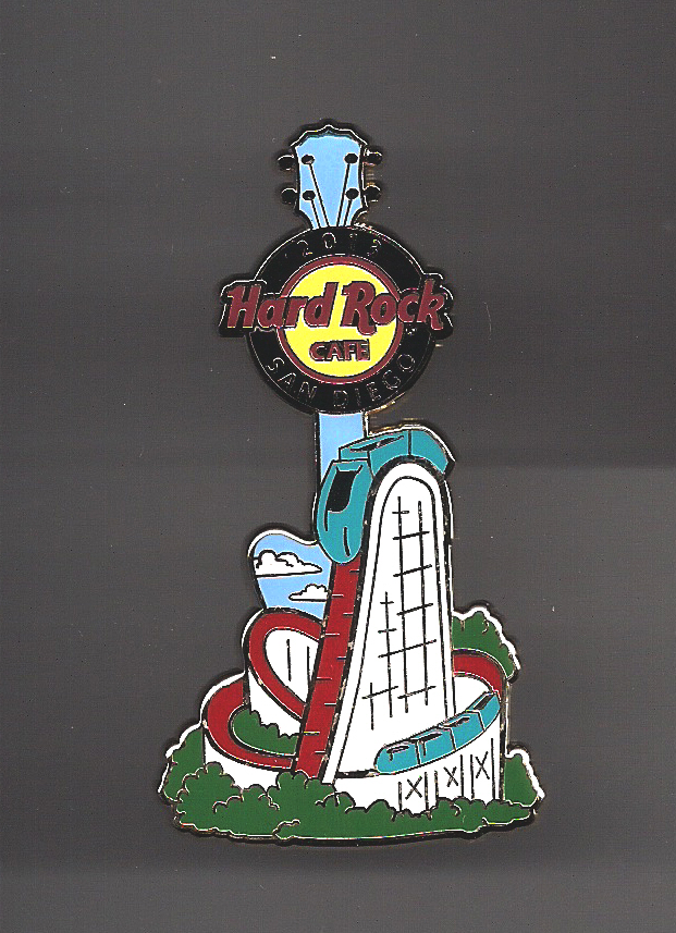 Roller Coaster Guitar Pin Pins And Badges Hobbydb