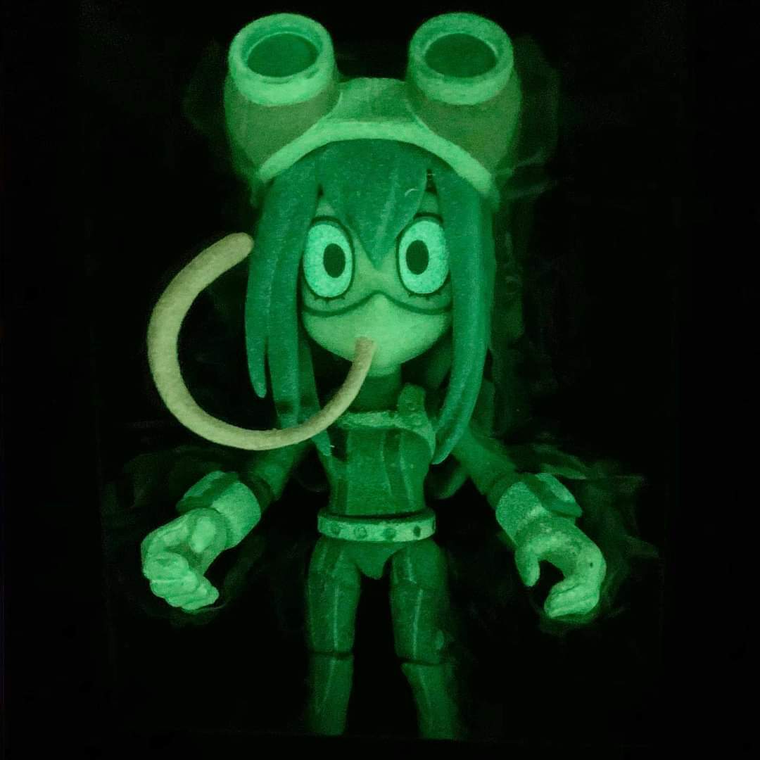 Tsuyu Asui Long Tongue Glow Action Figures The Loyal Subjects