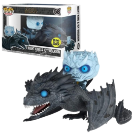Night King and Icy Viserion Art Toys hobbyDB