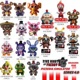 Five Nights at Freddy s Series 4.0 Pizzeria Simulator Funko Mystery Minis Five Nights At Freddy s Series hobbyDB